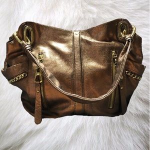 b. makowsky Bags | B Makowsky Brown Leather Bag Nwt | Poshmark